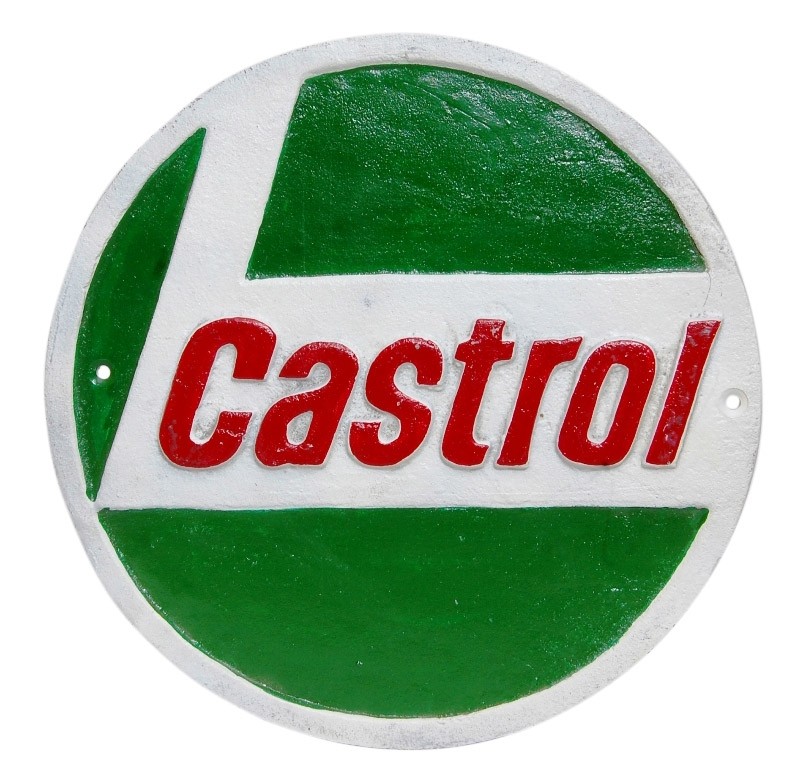 Castrol Wall Plaque Round 12cm
